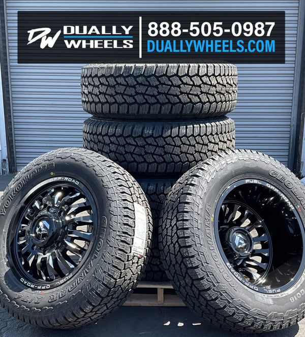 LT265/65R17/10 Yokohama Geolandar A/T4 Tires Set of 6 – Dually Wheels