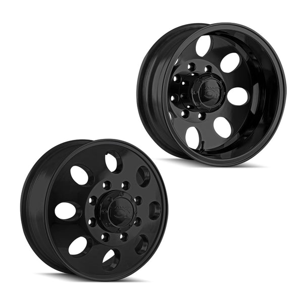 17x6.5 Ion 167 Matte Black PRE-11 GM PRE-19 DODGE PRE-99 FORD DUALLY W ...