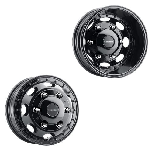 16x5.5 Vision 181Z Van Dually Gloss Black SPRINTER DUALLY Wheels 6x205 ...