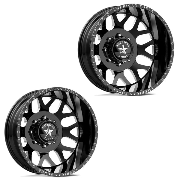 20x8.25 American Force DB03 Payload Gloss Black Milled PRE-99 FORD DUA ...