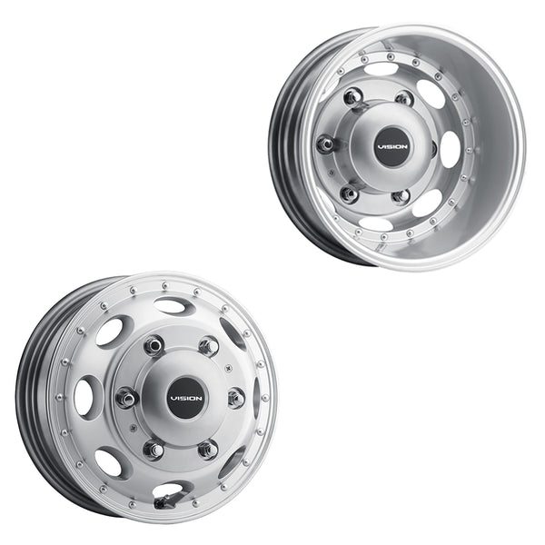 16x5.5 Vision 181Z Van Dually Hyper Silver SPRINTER DUALLY Wheels 6x20 ...